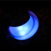China 2023 small moon shape illuminated christmas led decor lamps for sale