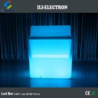 China outdoor plastic colorful led mobile bar for sale