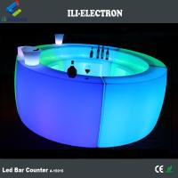 China Commercial Luminous LED Bar Counter PE Plastic Material 16 Colors Changing for sale