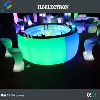 China Commercial Luminous LED Bar Counter PE Plastic Material 16 Colors Changing for sale