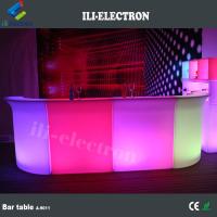 China Modern LED Bar Counter  Illuminated Led Plastic Salon / Restaurant for sale