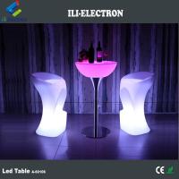 China High End Metal Stand Led Stand Up Bar Tables Remote Control for sale