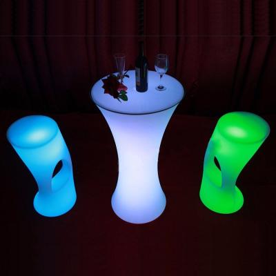 China Commercial Furniture General Use LED bar tables for sale
