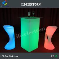 China Modern RGB LED Glow Furniture Tables With Rechargeable Lithium Battery for sale