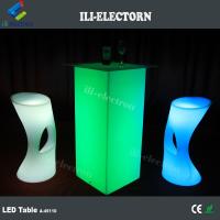 China Modern RGB LED Glow Furniture Tables With Rechargeable Lithium Battery for sale