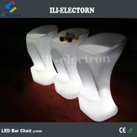 China RGB Colorful Modern Design Led Illuminated Bar Chair for sale