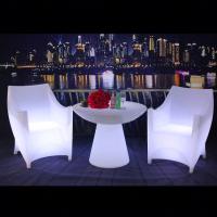 China 100%PE Plastic rechargeable RGB illuminated led sofa couch for sale