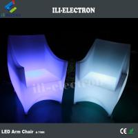 China PE Plastic LED Illuminated Furniture Chair RGB With Rechargeable Lithium Battery for sale