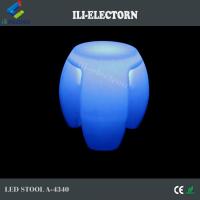 China Popular plastic led bar stool with rechargeable battery for sale