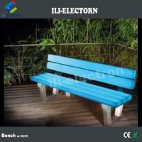 China 16 colors plastic illuminated led furniture outdoor garden bench for sale