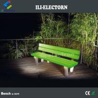 China 16 colors plastic illuminated led furniture outdoor garden bench for sale