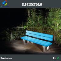 China 16 colors plastic illuminated led furniture outdoor garden bench for sale