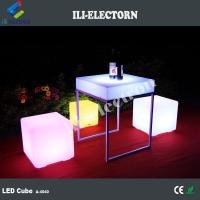 China Illuminating Led Cube Chair LED Party Rental Furniture for sale