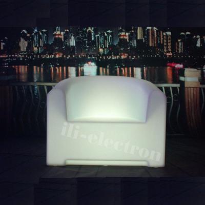 China Rechargeable plastic lighting sofa for sale