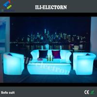 China plastic led sofa couch lounge couch for rental for sale