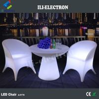 China Modern Glow LED Light Up Chairs 16 Colors Changing For Nightclub Bar for sale
