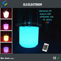 China Modern PE Plastic Glow Up Chair Water Resistant For Outdoor for sale