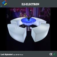 China plastic glowing bar stools commercial plastic chairs for sale