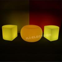 China shining rechargeable plastic led light up chairs for sale