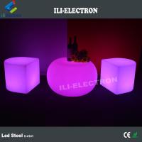 China shining rechargeable plastic led light up chairs for sale