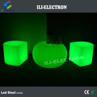 China shining rechargeable plastic led light up chairs for sale