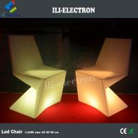 China Color customized plastic led lighting chairs for sale
