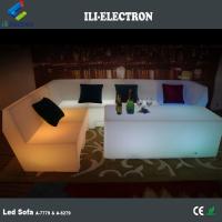 China PE plastic LED modern sofa furniture for sale