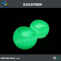 China plastic LED bar chair glow stool for sale