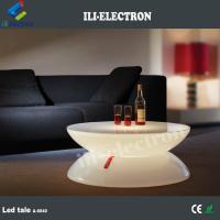 China Modular Color Changing Puff Chair Plastic Lounge Furniture Led Light Up Sofa for sale