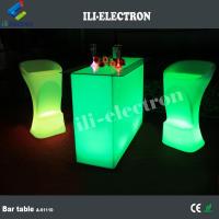 China portable plastic Illuminated led Rectangle bar furniture for sale