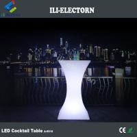China New Design Fashional PE plastic party led light cocktail table for sale