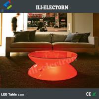 China Illuminated multicolor change outdoor led light coffee table for sale