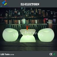 China PE Plastic LED Glow Furniture , Glow Cocktail Tables 16 Color Changeable for sale