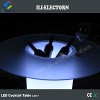 China Outdoor High Top Patio Lighting LED Ice Bucket Cruiser Table for sale