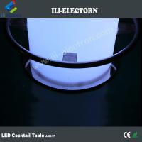China Outdoor High Top Patio Lighting LED Ice Bucket Cruiser Table for sale