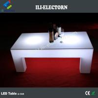 China RGB remote control square led glowing table for nightclub /party patio/ KTV/ lobby for sale