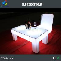 China RGB remote control square led glowing table for nightclub /party patio/ KTV/ lobby for sale