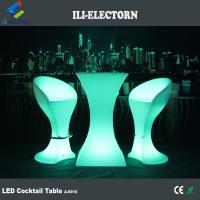 China Hot Sales Modern Party Events and Bar Used Remote Color Changing Decorative LED Square Cocktail Table for sale
