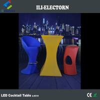 China Hot Sales Modern Party Events and Bar Used Remote Color Changing Decorative LED Square Cocktail Table for sale
