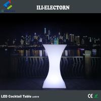 China Hot Sales Modern Party Events and Bar Used Remote Color Changing Decorative LED Square Cocktail Table for sale