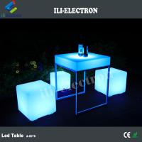 China RGB colorful mordern design illuminated led table for night club for sale