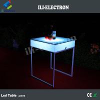 China RGB colorful mordern design illuminated led table for night club for sale