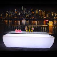 China Color Changing Rechargeable plastic LED light up bar table for sale