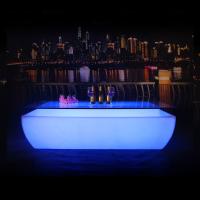 China Color Changing Rechargeable plastic LED light up bar table for sale