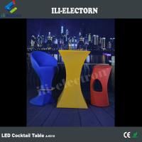 China orange color plastic rotational event furniture cocktail table for event for sale