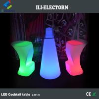 China high top RGB lighting bar furniture led cocktail table for sale