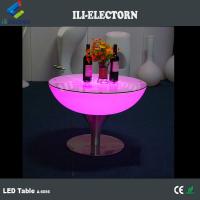 China Style Romantic Stylish Led Bar Coffee Round Cocktail Table IP54 PE material for sale