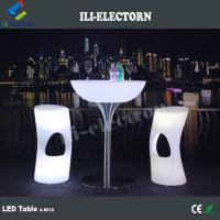 China Style Romantic Stylish Led Bar Coffee Round Cocktail Table IP54 PE material for sale