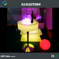 China Led Bar Furniture Led Cocktail Table Rectangle  Waterproof for sale