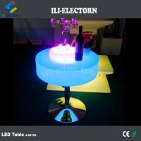 China Led Bar Furniture Led Cocktail Table Rectangle  Waterproof for sale